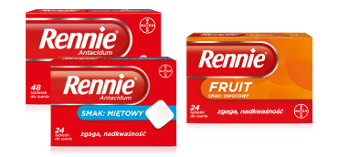 Rennie - lek na zgagę - tabletki bez recepty